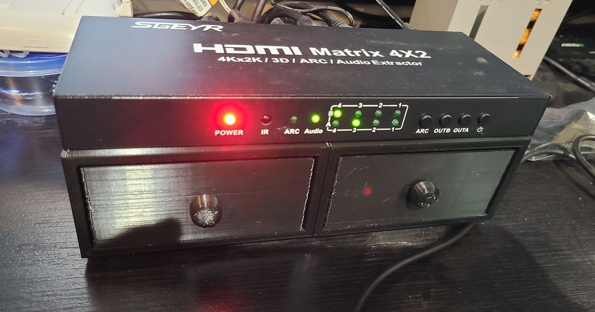 HDMI Switch Stand by Gibbernaut | Download free STL model | Printables.com