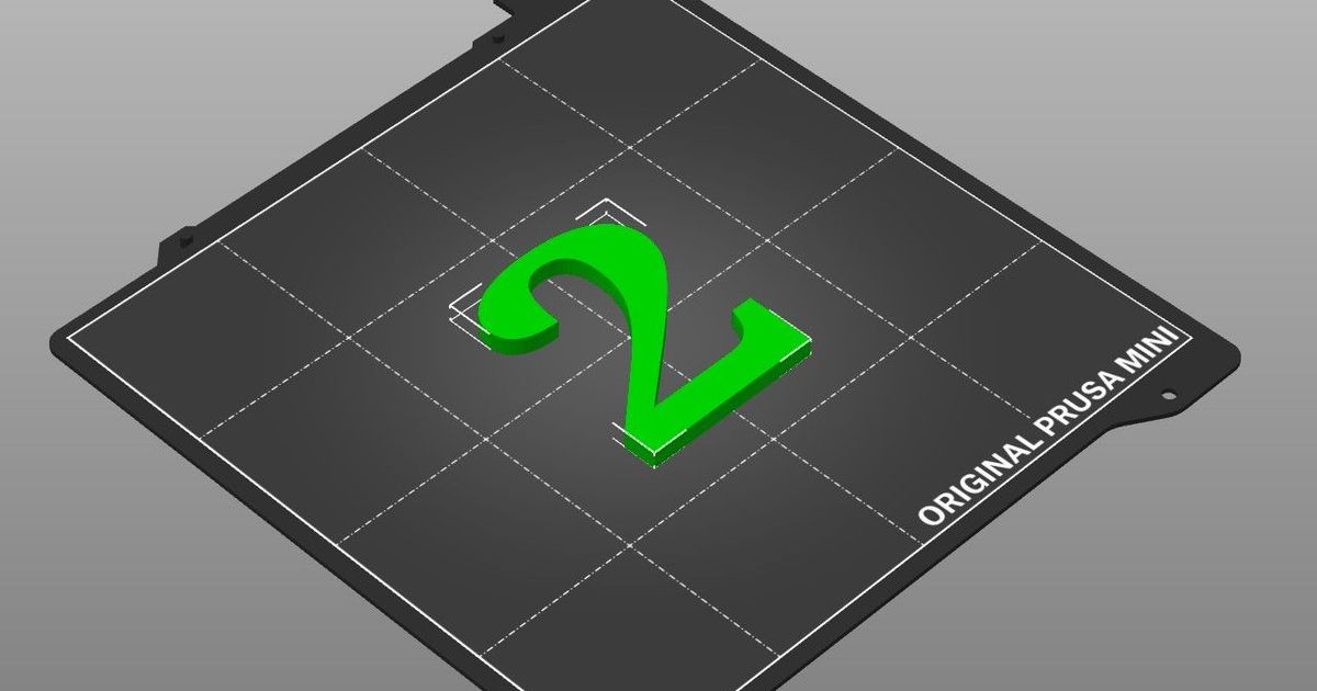 House Number - 2 by eric272 | Download free STL model | Printables.com