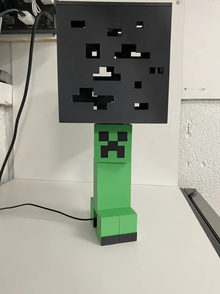 Minecraft lamp by Pierreafeu | Download free STL model | Printables.com