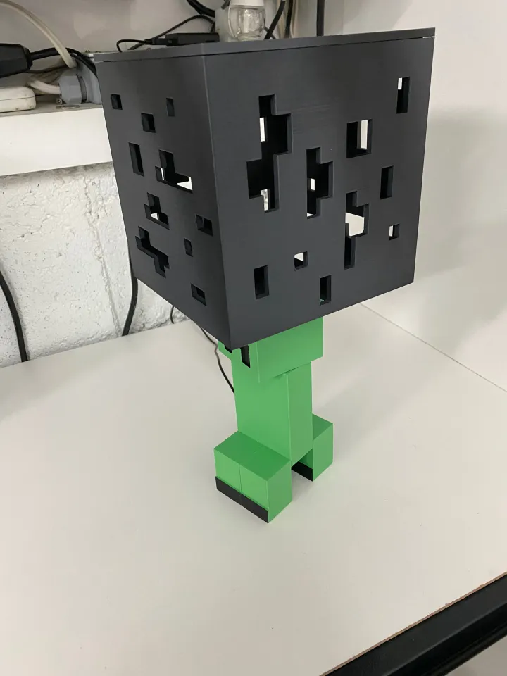 Minecraft lamp by Pierreafeu | Download free STL model | Printables.com