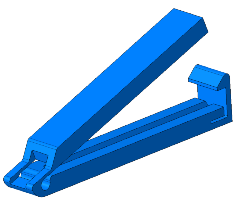 Compliant bag clip by JavierH | Download free STL model | Printables.com