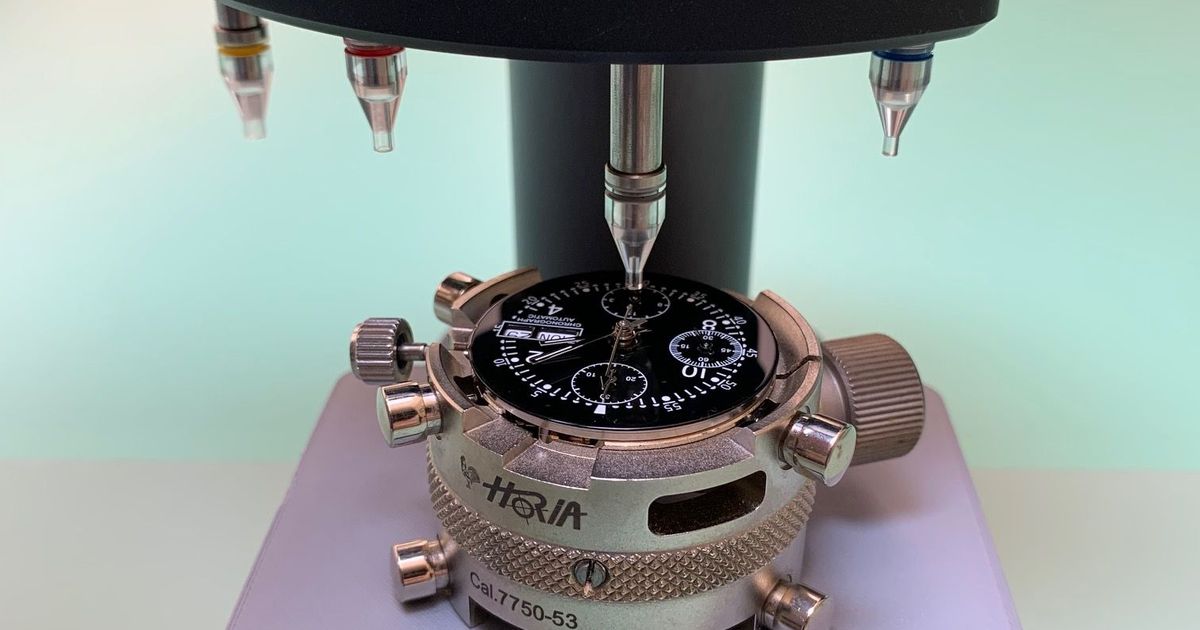 Platform for Watch Hand Setting Tool por wmkrly | Descargar modelo STL ...