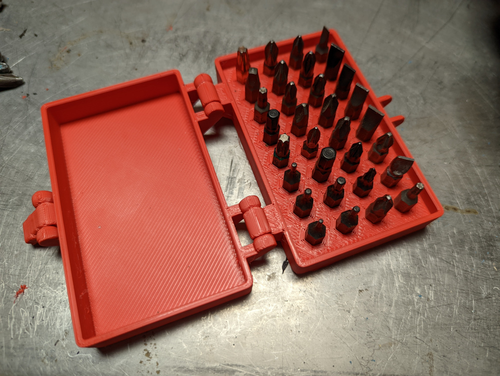 Storage for 1/4 Hex Bits Short and Long by iporty | Download free STL ...