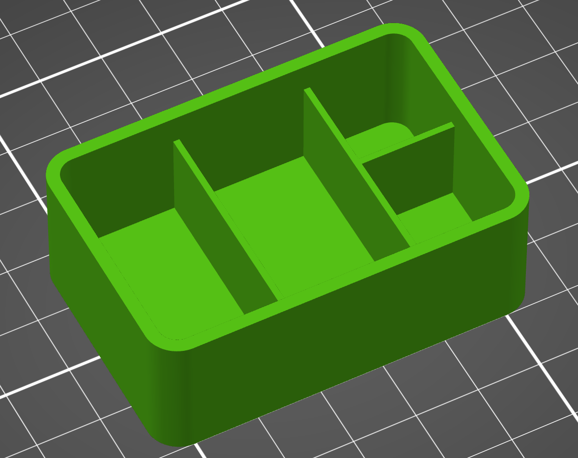 Box with small dividers by sramek5 | Download free STL model ...