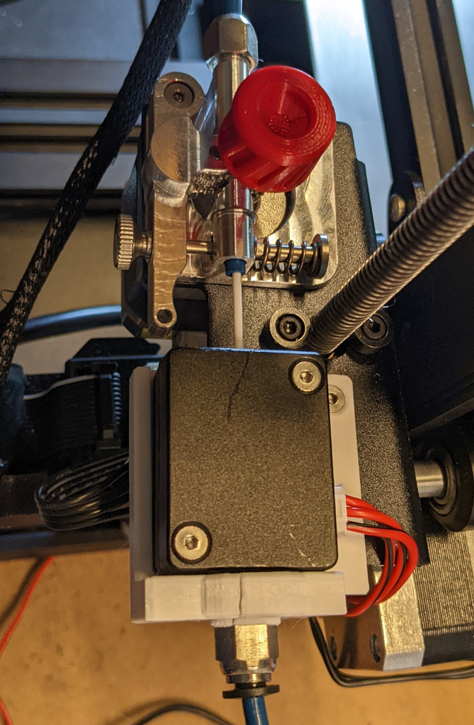 Remixed Filament Sensor Adapter for Micro Swiss Bowden Extruder on CR-6 ...