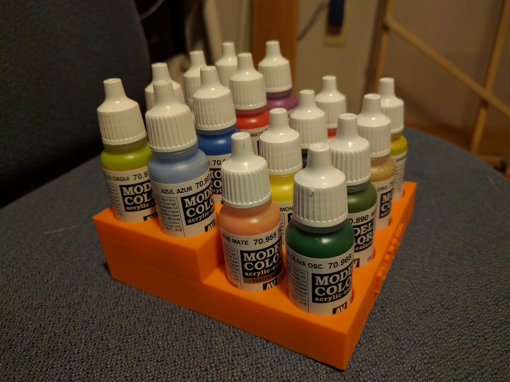 Model Paint Storage Tray by mbiersack | Download free STL model ...