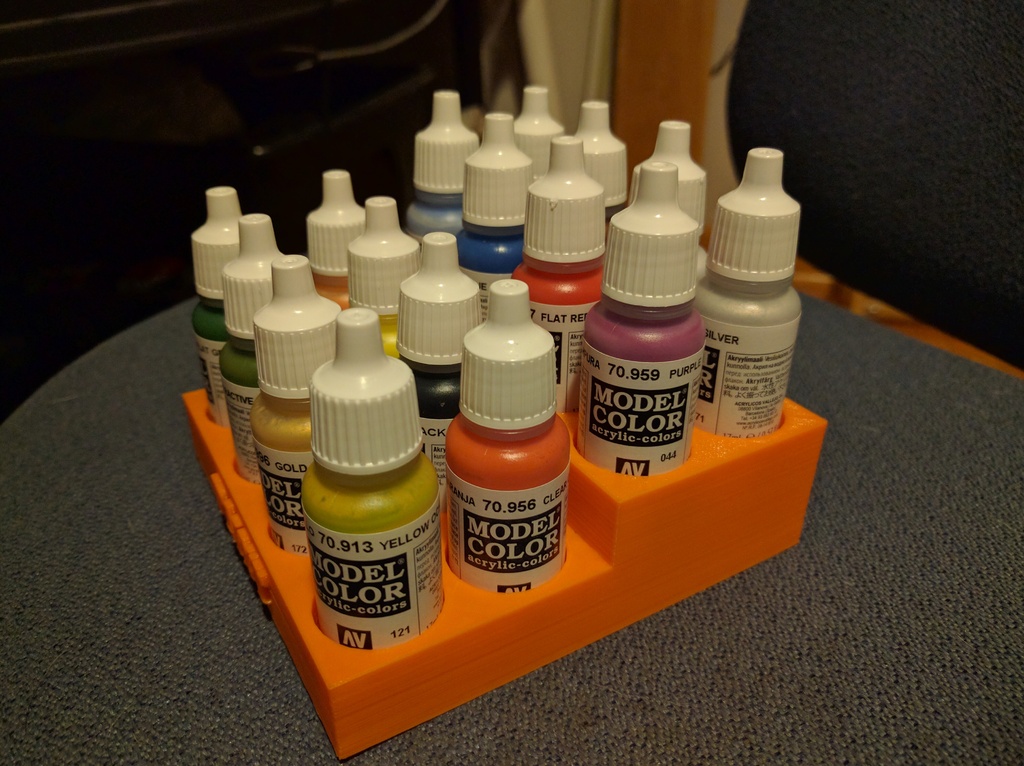 Model Paint Storage Tray by mbiersack | Download free STL model ...