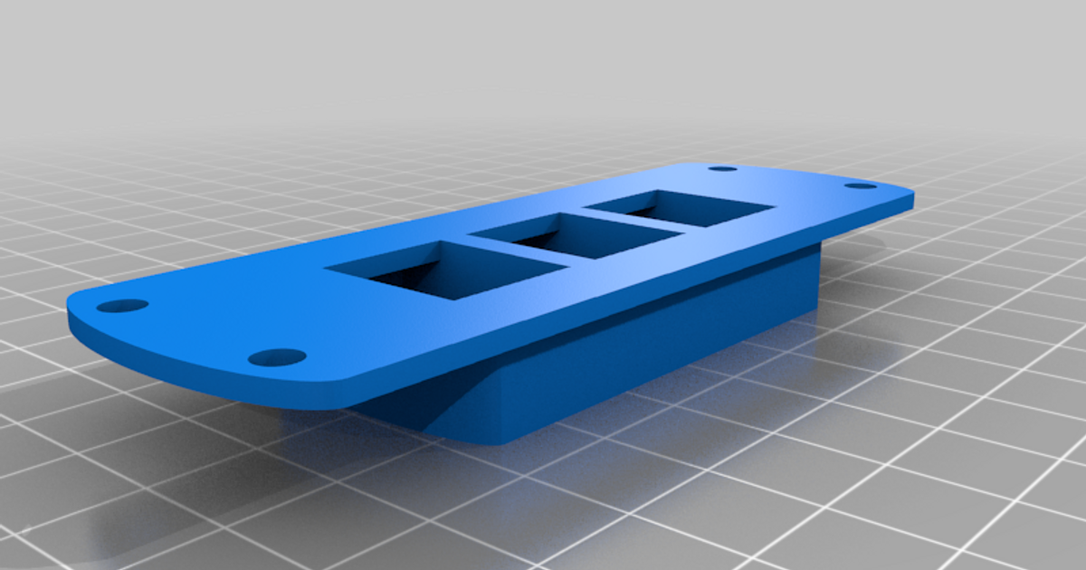 Triple keystone Bolt-on patch panel for Navepoint server rack by ...