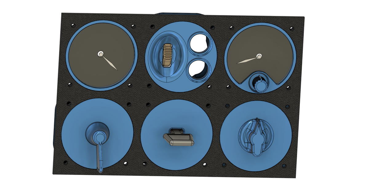 Frame for the Instrument Panels (Easy Home Cockpit Project) by Joker_G ...