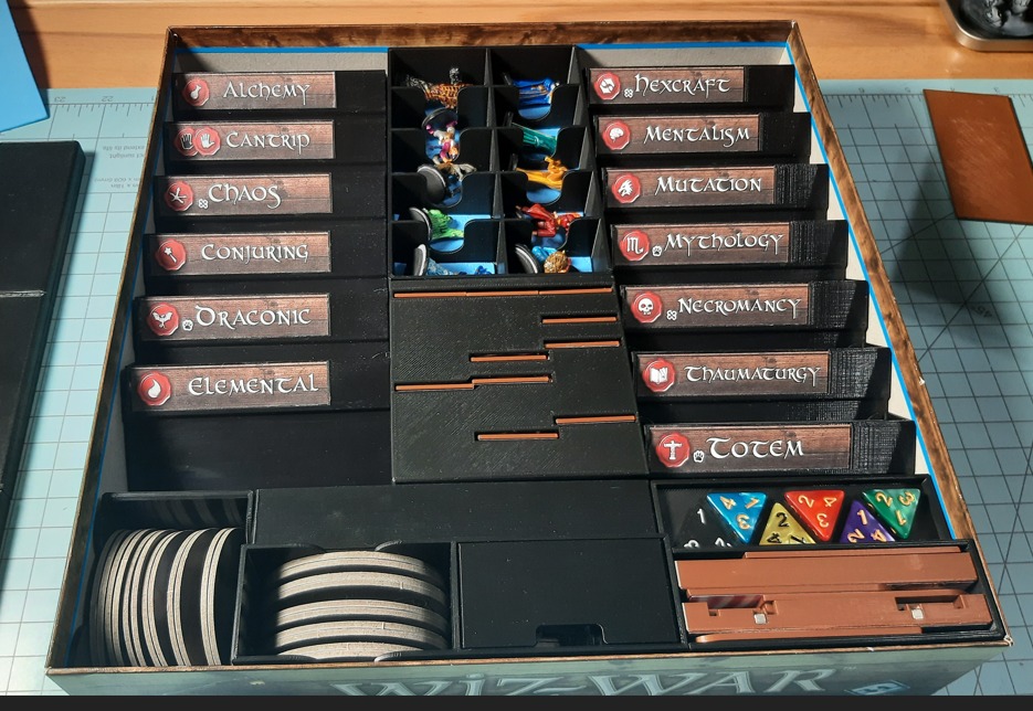 WizWar Game Box Organizer by Artist11d | Download free STL model ...