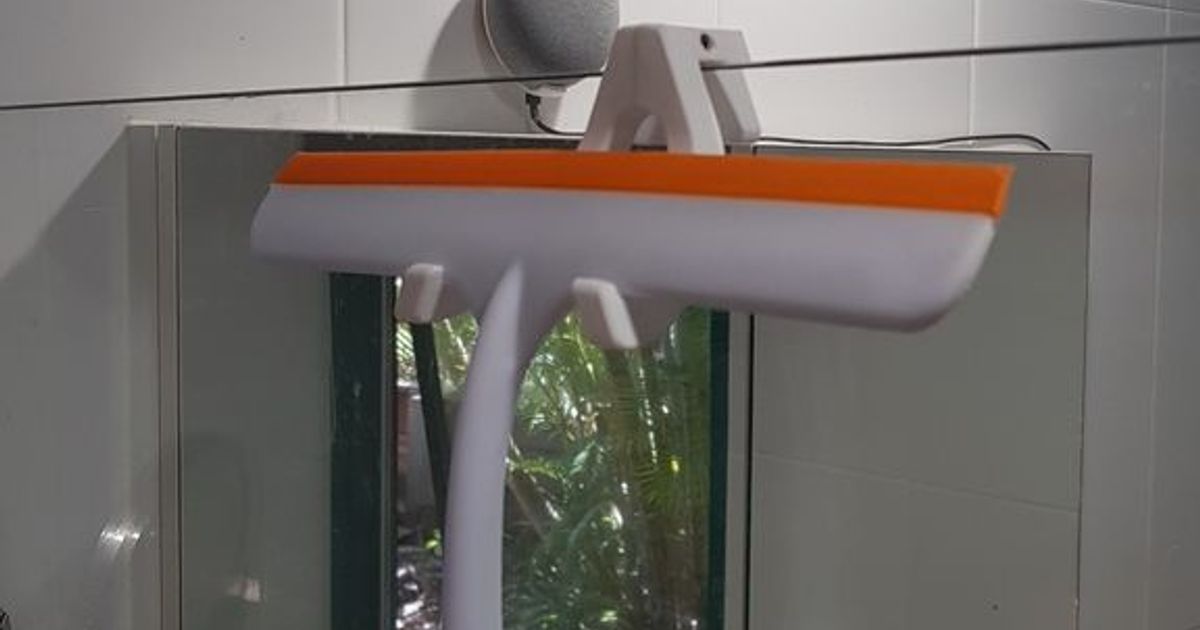Shower Scraper Squeegee hanger holder by Adrian | Download free STL ...