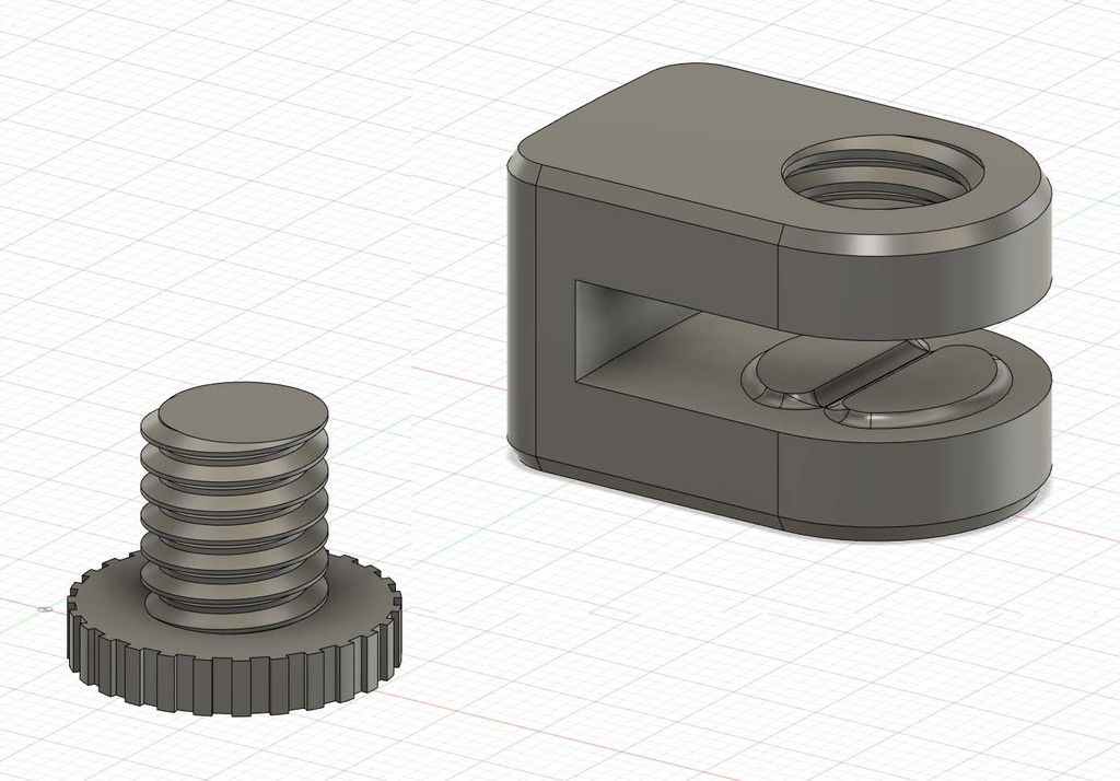 Bolt on Spool Filament Clip/Holder by Ayu | Download free STL model ...