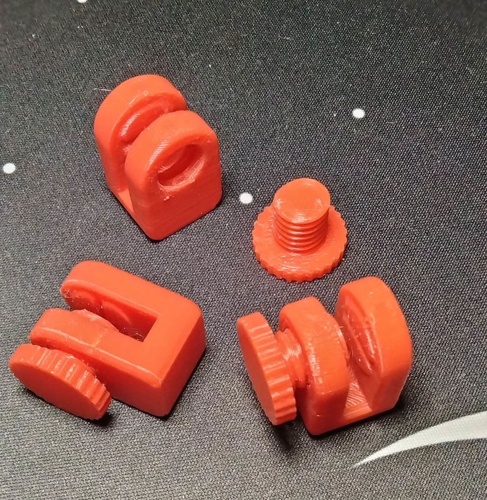 Bolt on Spool Filament Clip/Holder by Ayu | Download free STL model ...