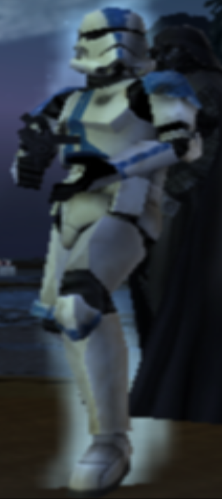 Phase 3 Clone Trooper Triton Squad left knee pad (The Force Unleashed ...
