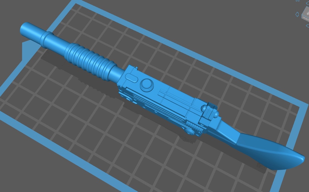 Kenner Star Wars POTF2 Stormtrooper heavy infantry blaster rifle for 1: ...
