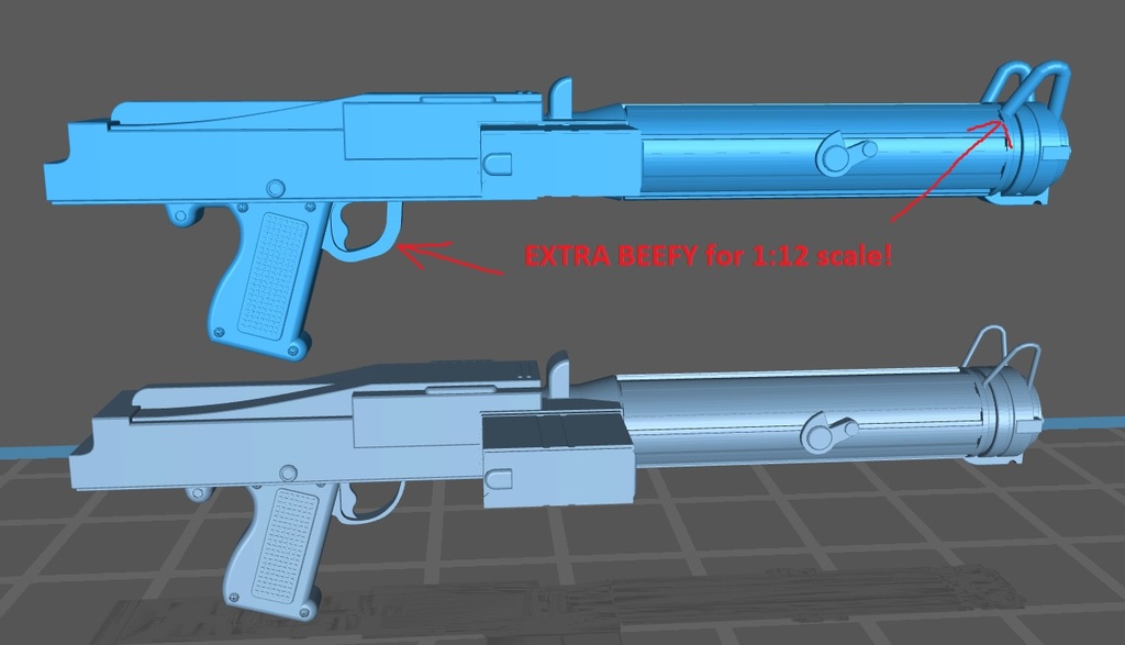 Star Wars DC15-S blaster rifle with folded stock from Book of Boba Fett ...