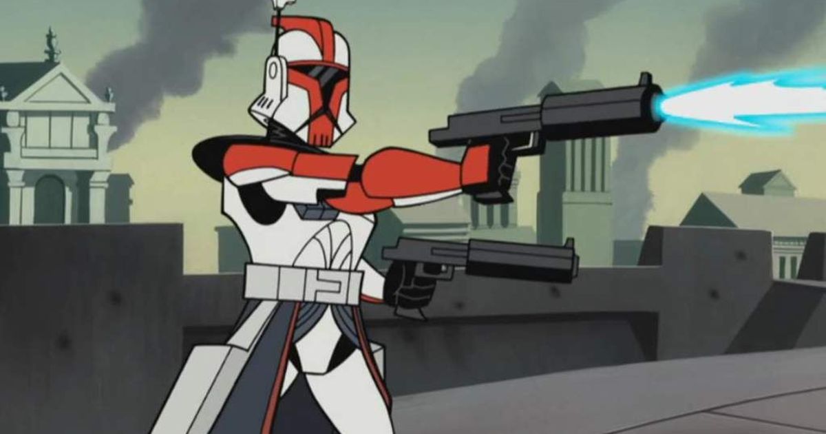 Star Wars Clone Wars 2003 Captain Fordo blaster pistol 1:12 scale, 1:6 scale and life size by ...