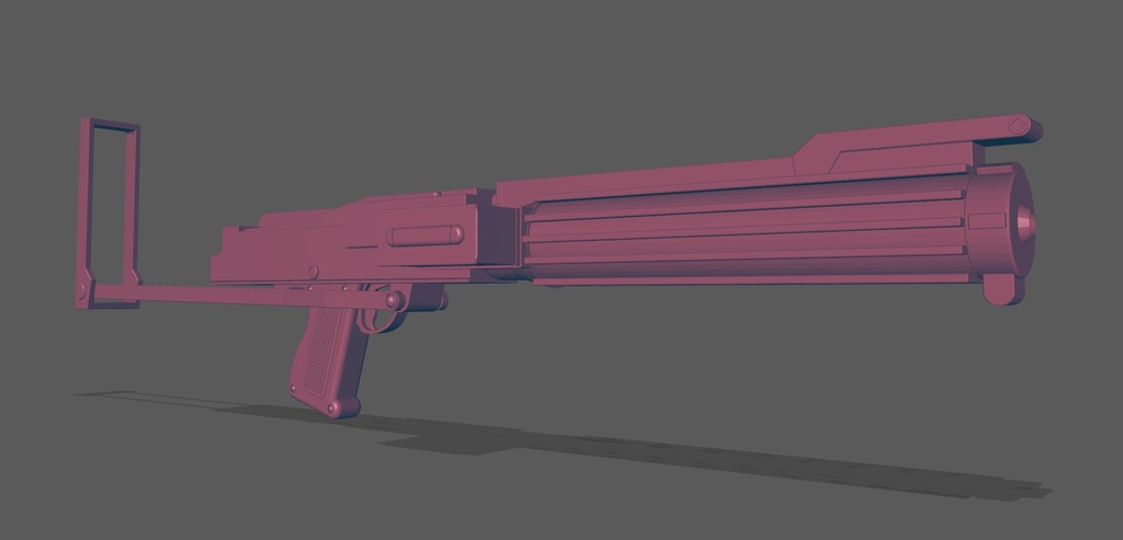 Star Wars DC15-X blaster with open stock from Revenge of the Sith 1:12 ...