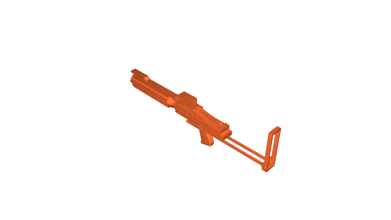 Star Wars DC15-X blaster with open stock from Revenge of the Sith 1:12 ...