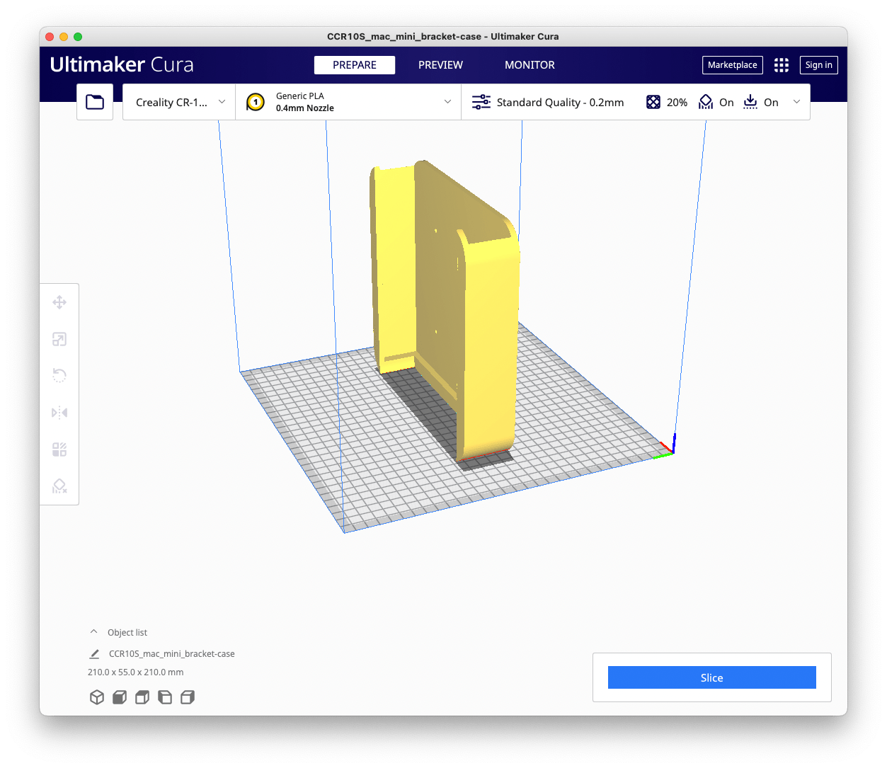 Mac Mini Mount by Luis Calderin Marrero | Download free STL model ...
