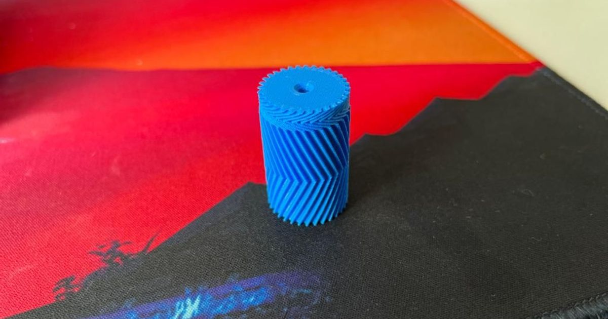 Spiral Filament Cleaner by Lipo Efe | Download free STL model ...