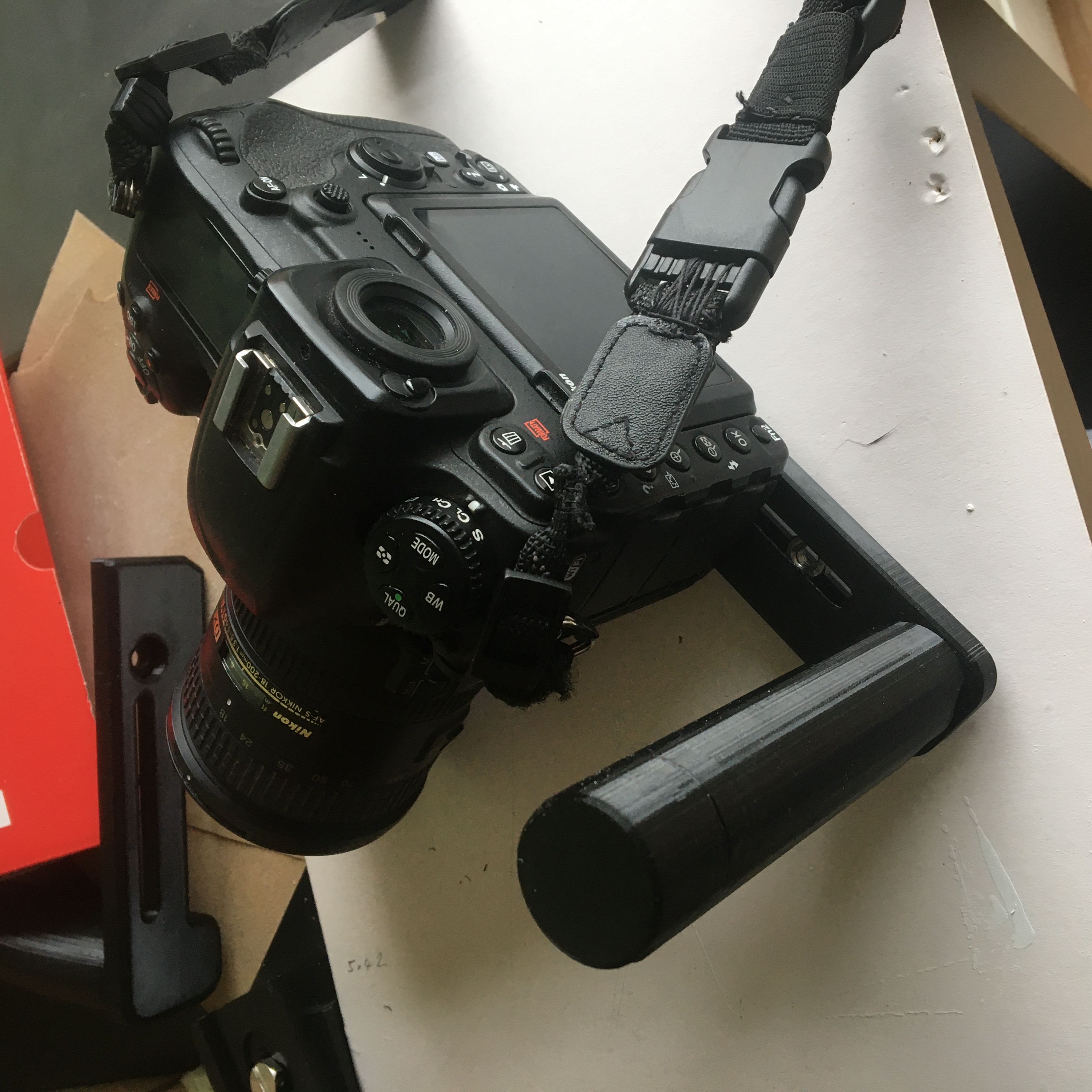 DSLR Baseplate and Grip by paul020559 | Download free STL model ...