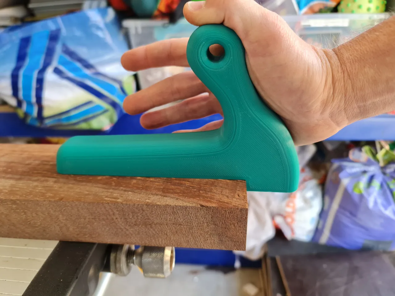 Wood push stick by Matthias | Download free STL model | Printables.com