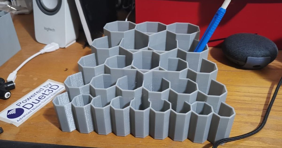 Large Octagon Tool Holder by Andy D | Download free STL model ...