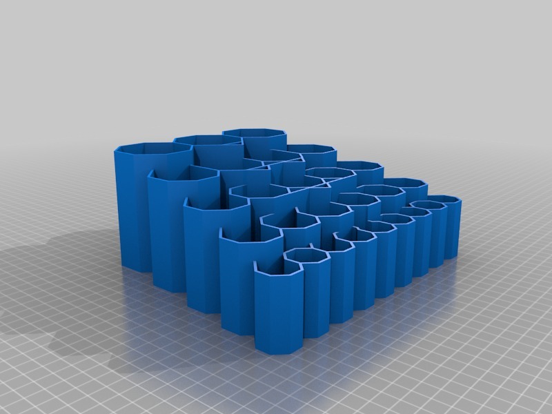 Large Octagon Tool Holder by Andy D | Download free STL model ...
