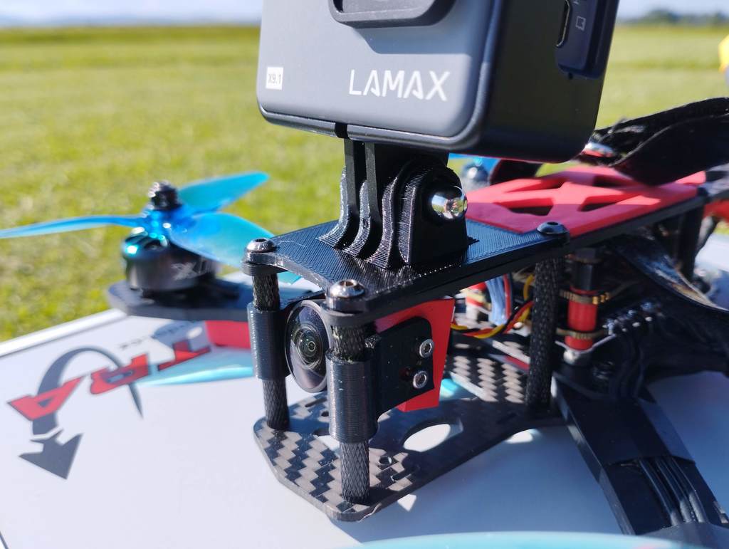 Alien 5" GoPro mount by DanZbo | Download free STL model | Printables.com