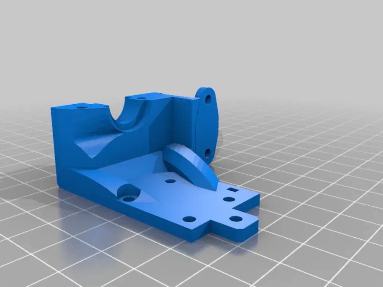 KP3S Print Head With Claw Duct, Stock Fans - V6, Superfly Extruder ...