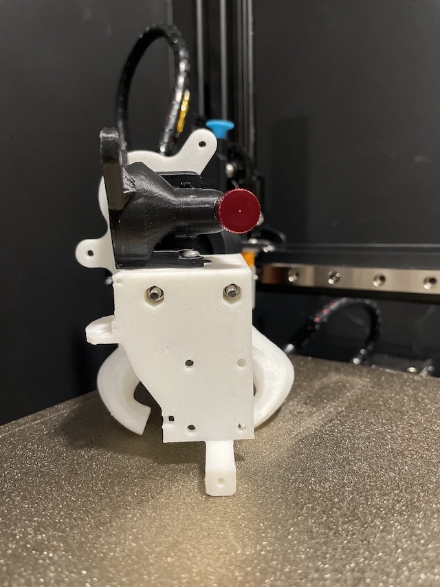 KP3S Print Head With Claw Duct, Stock Fans - V6, Superfly Extruder ...