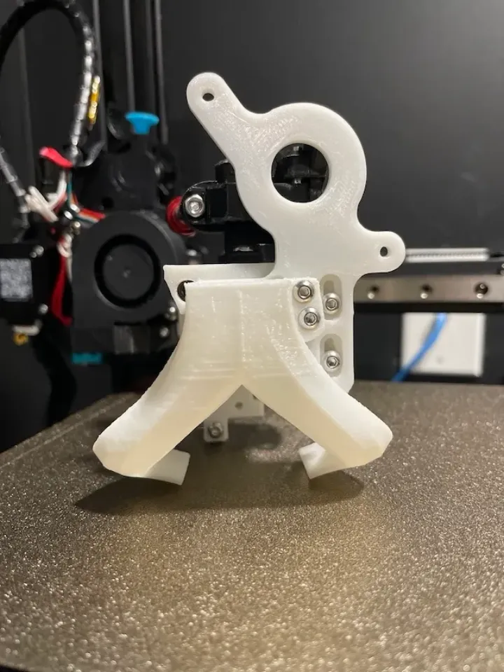 KP3S Print Head With Claw Duct, Stock Fans - V6, Superfly Extruder ...