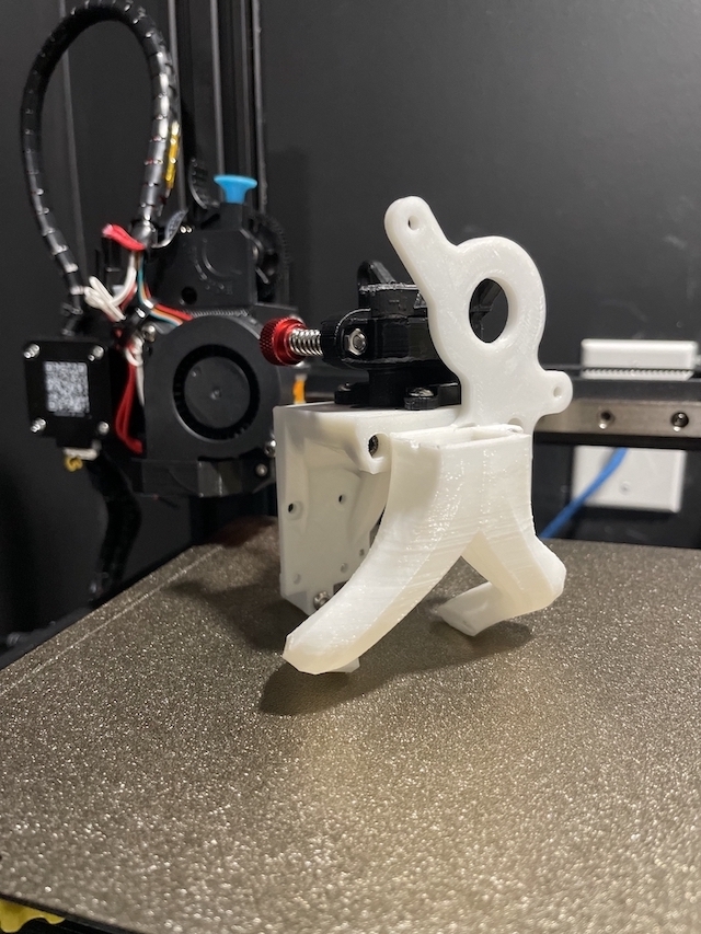 KP3S Print Head With Claw Duct, Stock Fans - V6, Superfly Extruder ...