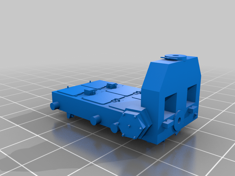 H-II Transfer Vehicle (HTV) with UPLC by Sci3D | Download free STL ...