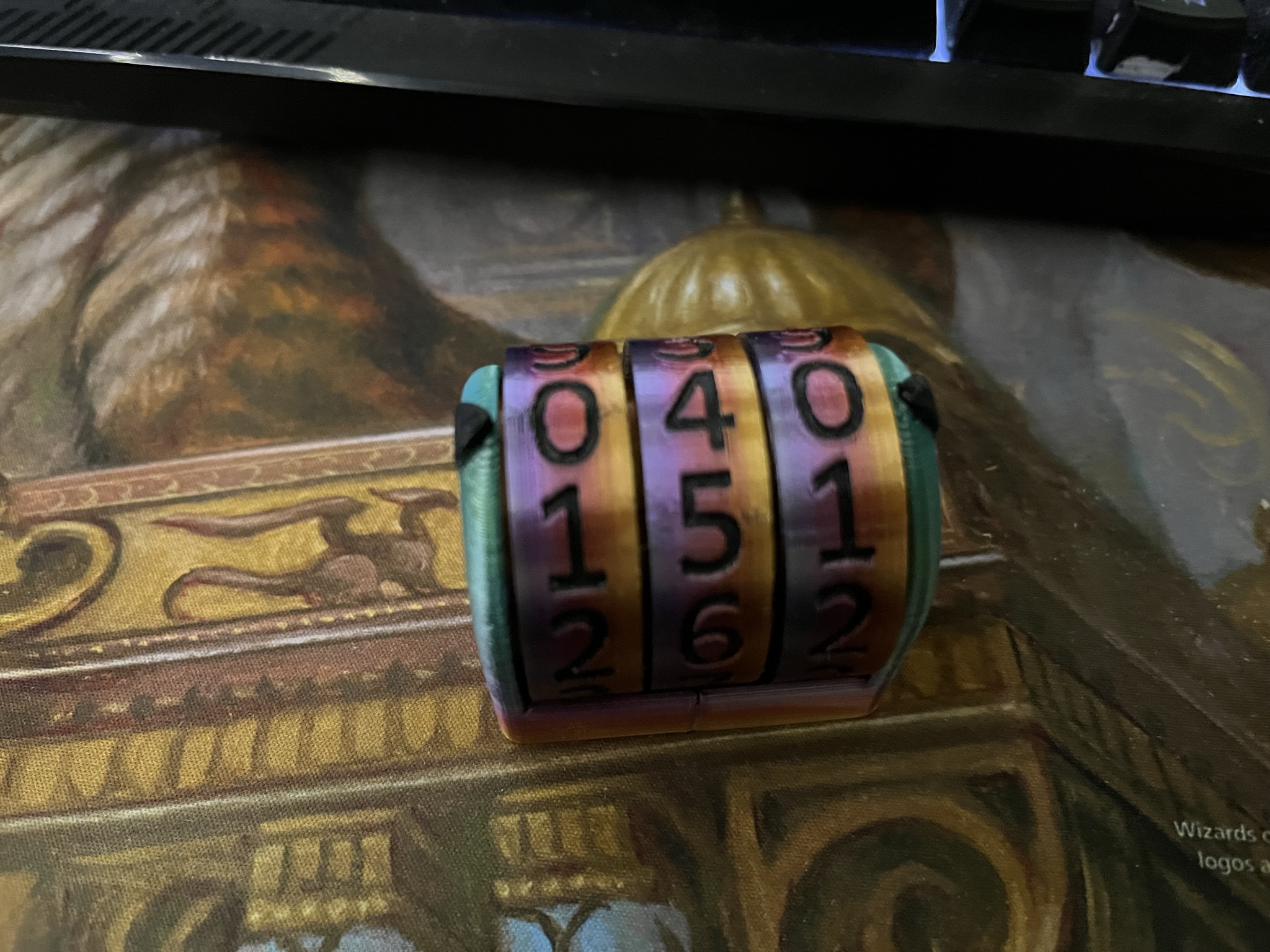 3 or 5 Wheel Life Counter by gojoechris | Download free STL model ...