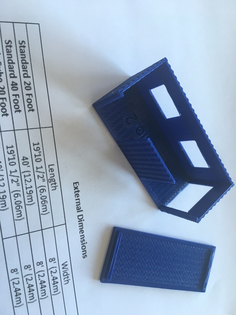 Parametric Shipping Container von Mark | Kostenloses STL-Modell ...
