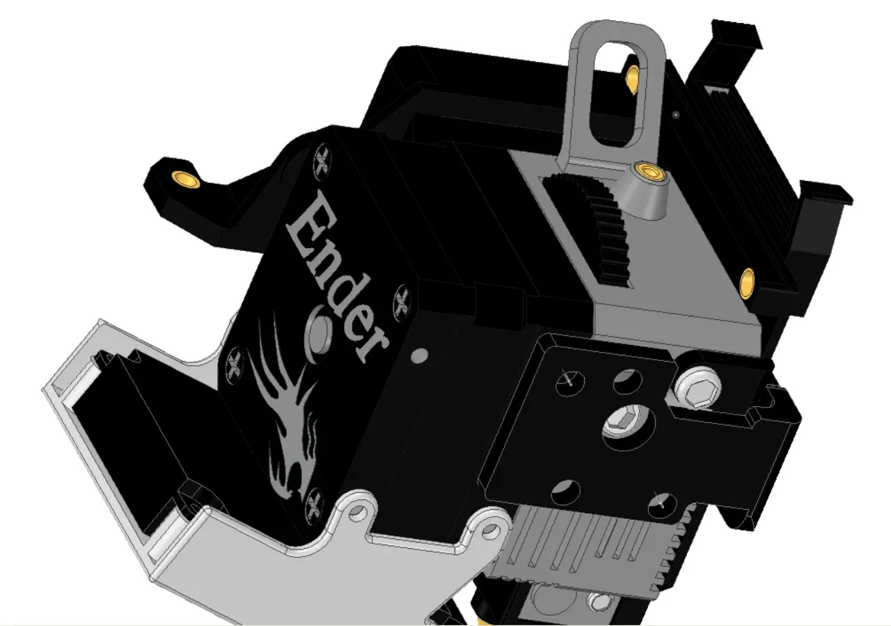 Creality Sprite Extruder Model by Cristian Panait @ CN3D | Download ...