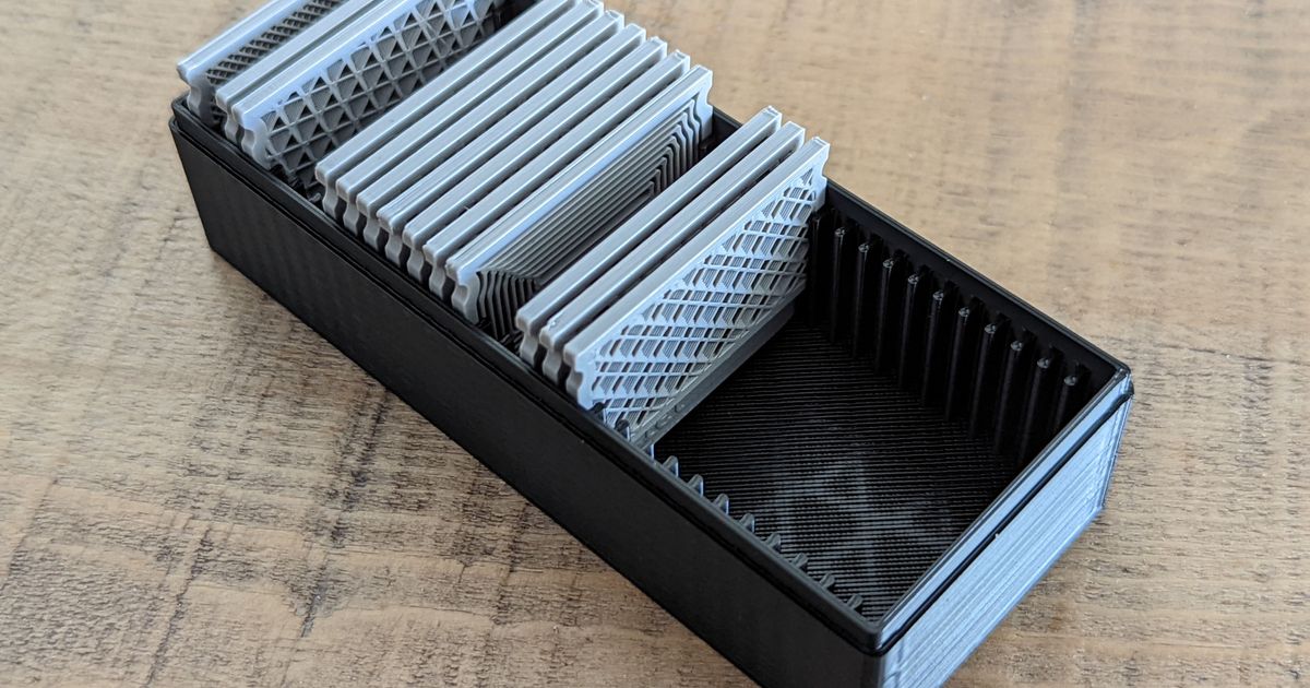 Small Swatch Samples Organizer Box by scross01 | Download free STL ...