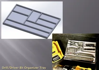Gridfinity Driver Bit Tray 60mm by MyWay2Build | Download free STL ...