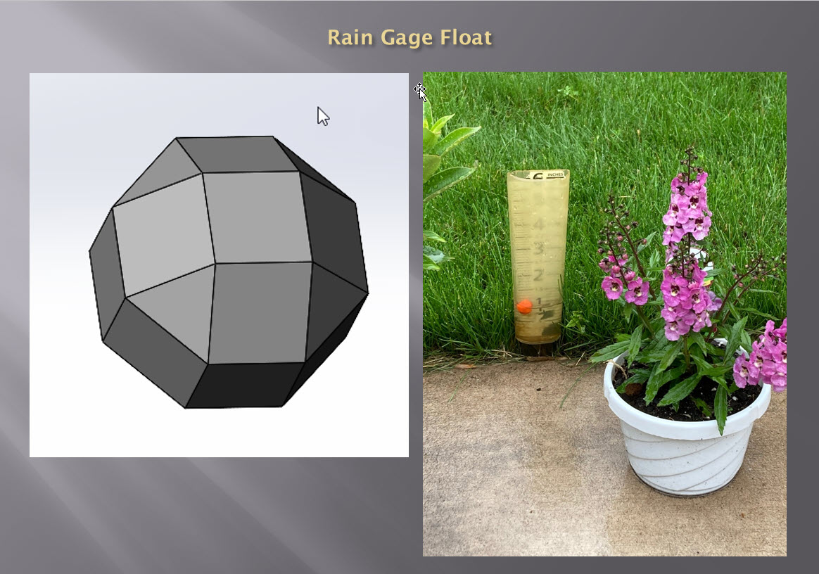 Rain Gage Float by Brent Wood | Download free STL model | Printables.com