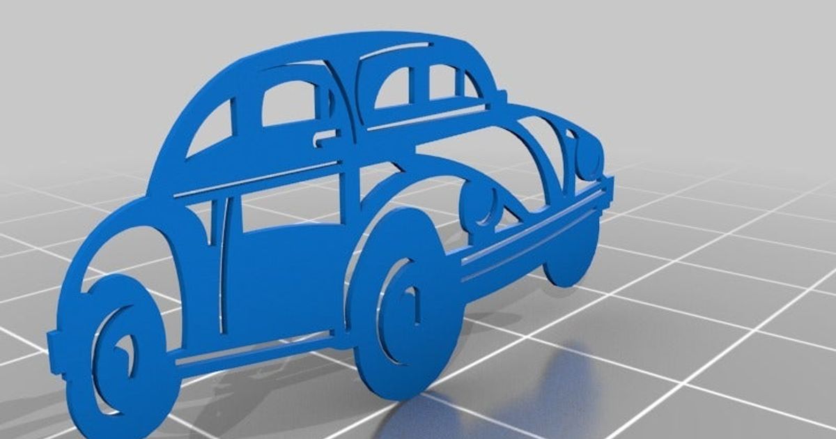 VW Volkswagen Wall Art by Jace1969 | Download free STL model ...