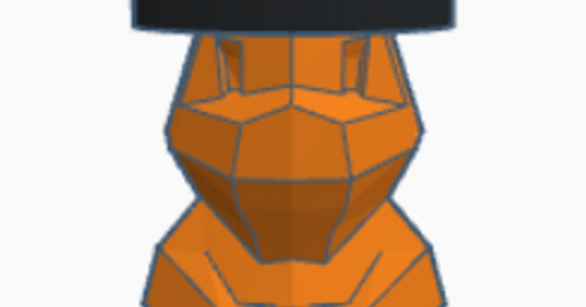 Top Hat Low Poly Charmander by Ihaveanender3butThingiversesucks ...