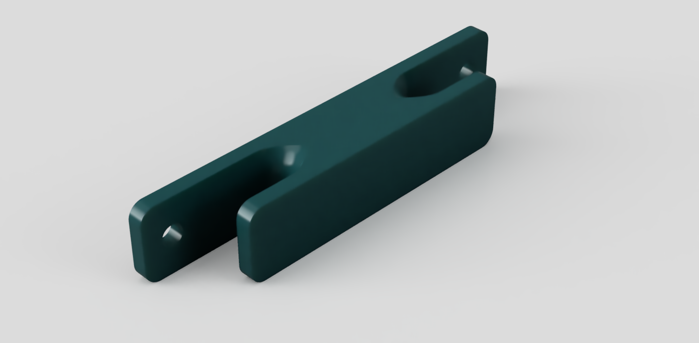 Cable Cleat for 2020 Extrusions by dePrintinator | Download free STL ...