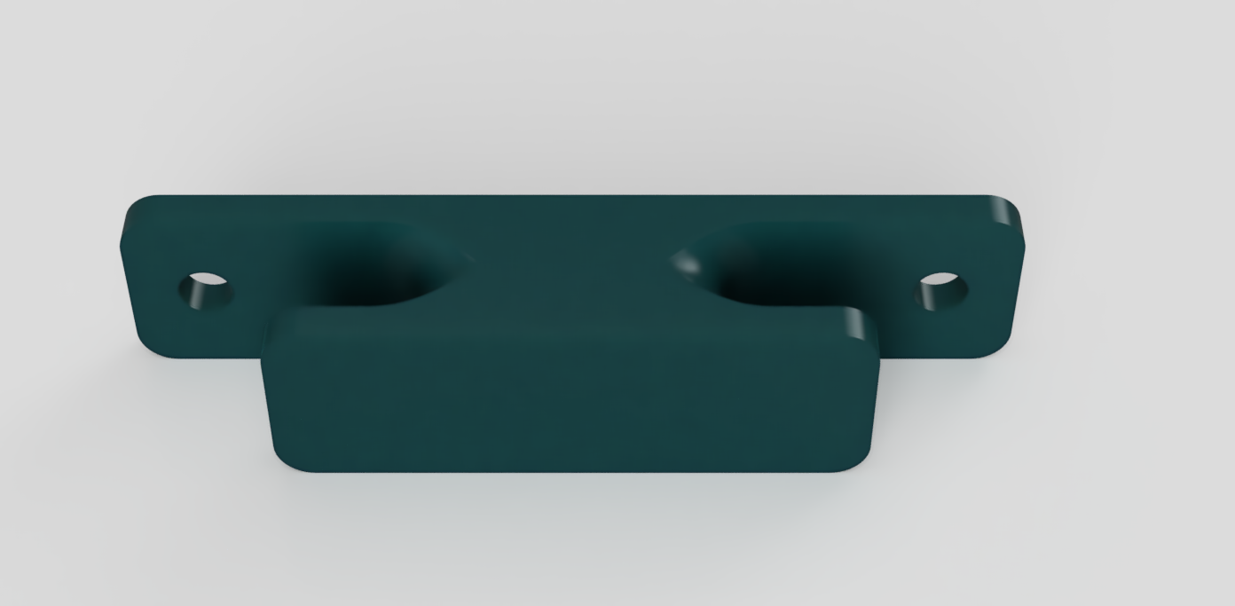 Cable Cleat for 2020 Extrusions by dePrintinator | Download free STL ...