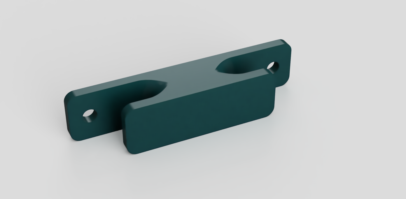 Cable Cleat for 2020 Extrusions by dePrintinator | Download free STL ...