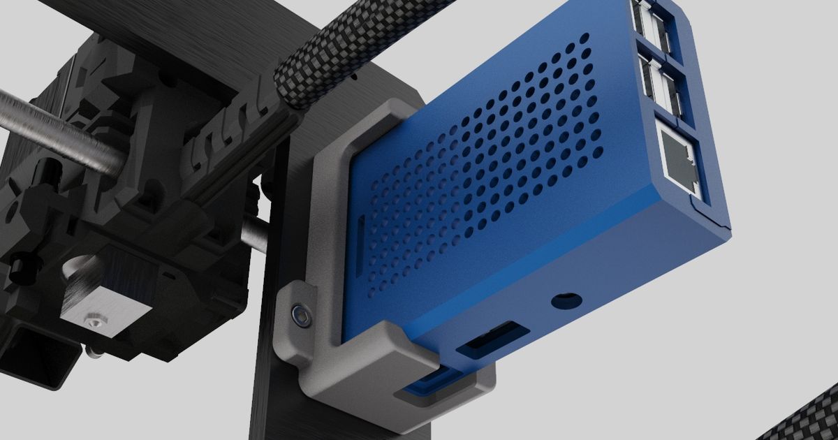 Prusa I3 Mk3 Raspberry Pi + SenseHat Case Bracket by Carter | Download ...