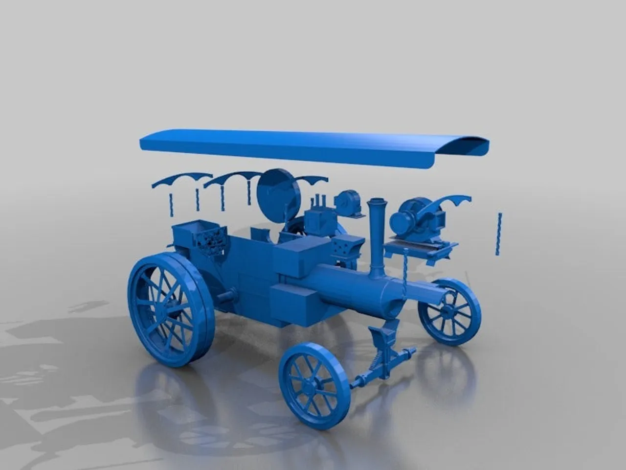 ExMayer Traction Engine by Jace1969 | Download free STL model ...