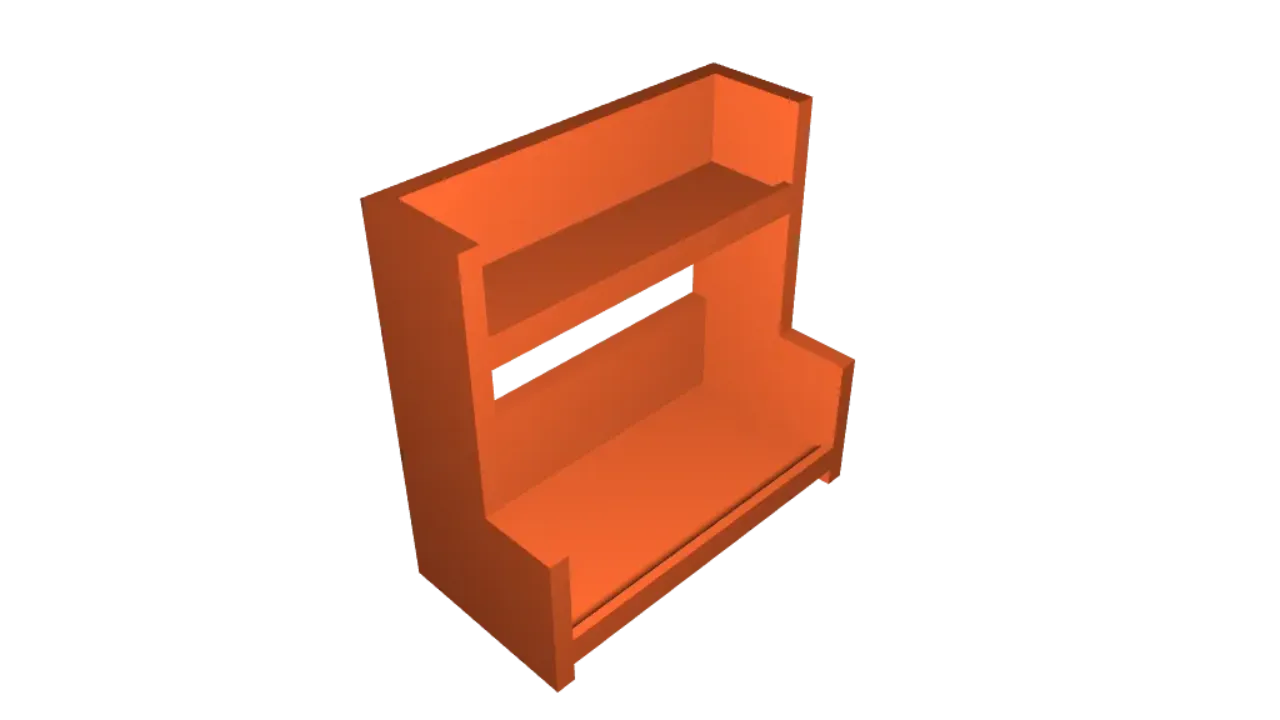 Mini shelf by blastxu | Download free STL model | Printables.com
