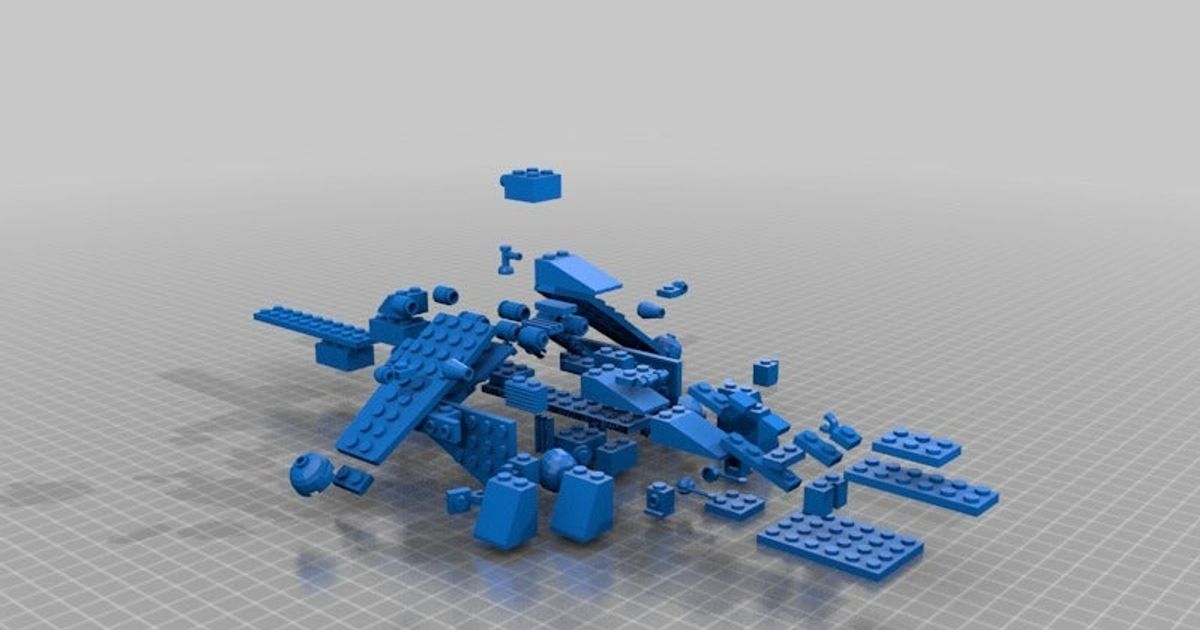Clone Wars Lego Republic Gun Ship Exploded View by Jace1969 | Download ...